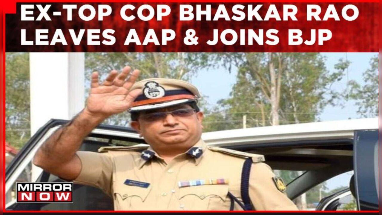 AAP's Top Karnataka Face Resigns Out Of Displeasure | Ex-IPS Bhaskar ...
