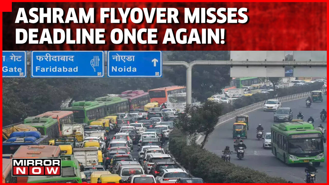 Ashram Flyover Misses Deadline | No End To Misery For Delhi-Noida ...