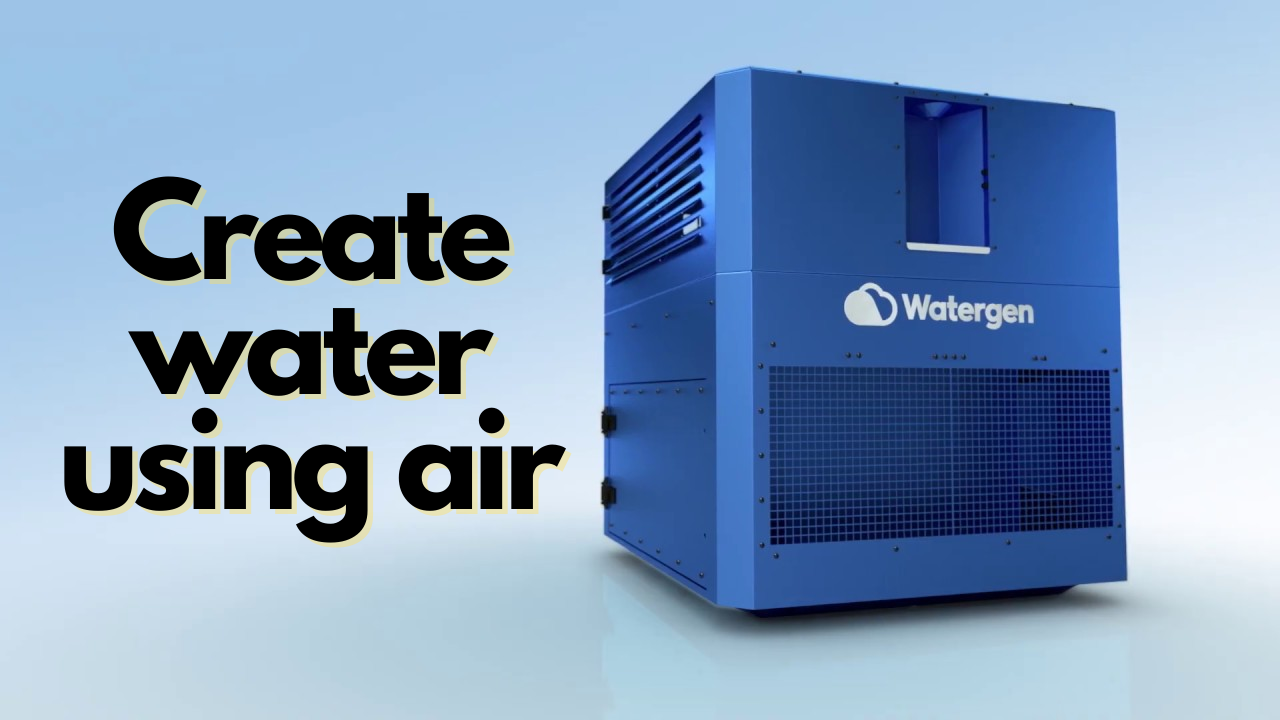 Create water using air: This new company aims to resolve water scarcity ...