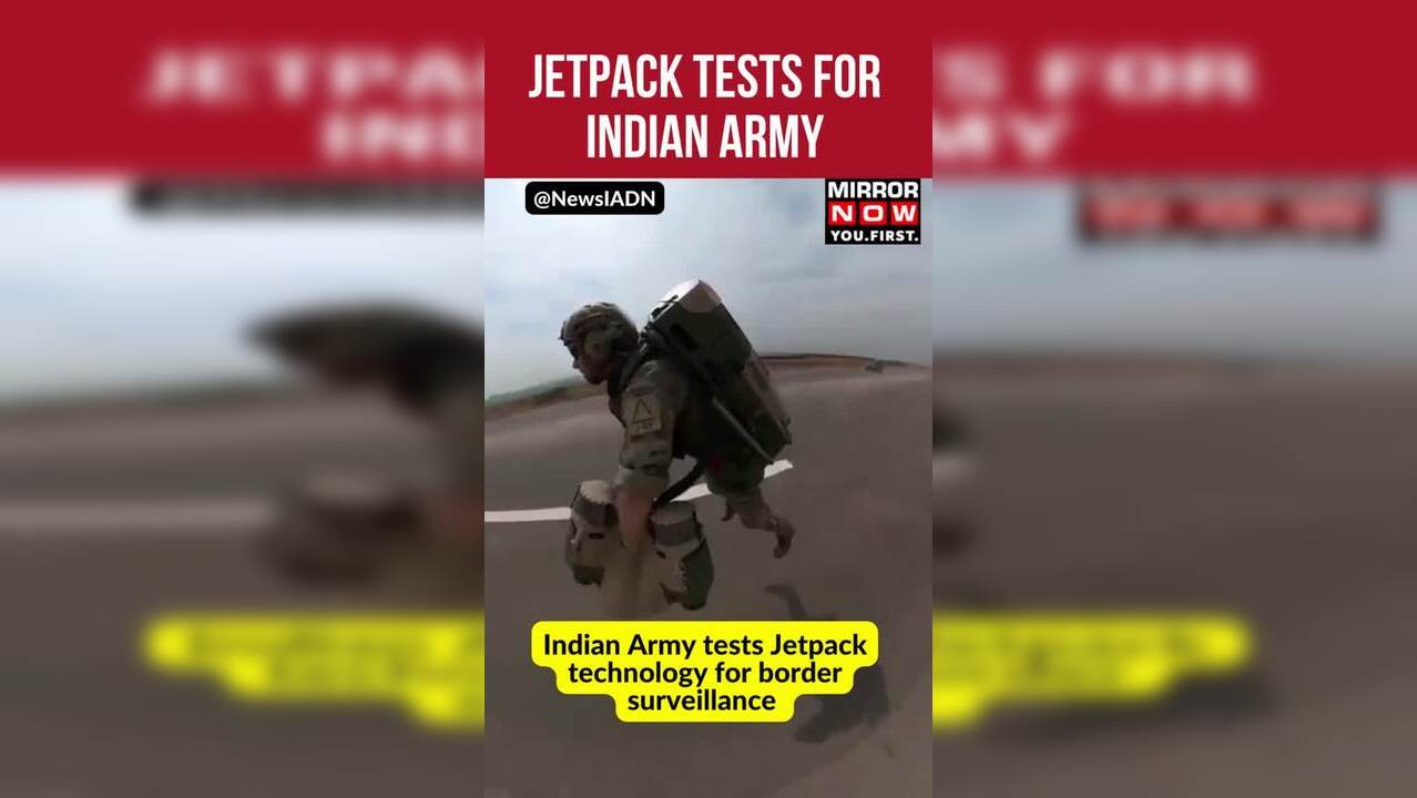 Watch: Indian soldiers test Jetpack suit at border, Netizens Amazed ...