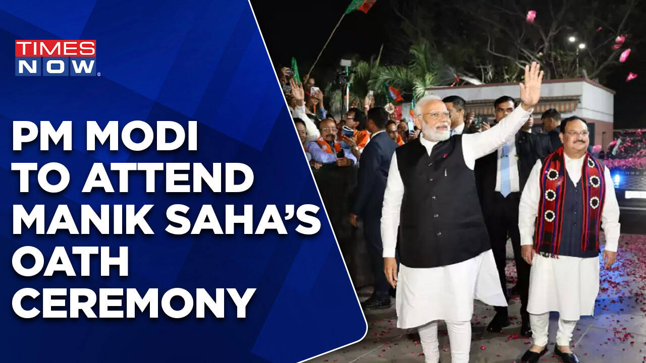 PM Modi To Attend Manik Saha’s Oath Ceremony | BJP Breaks Record In ...