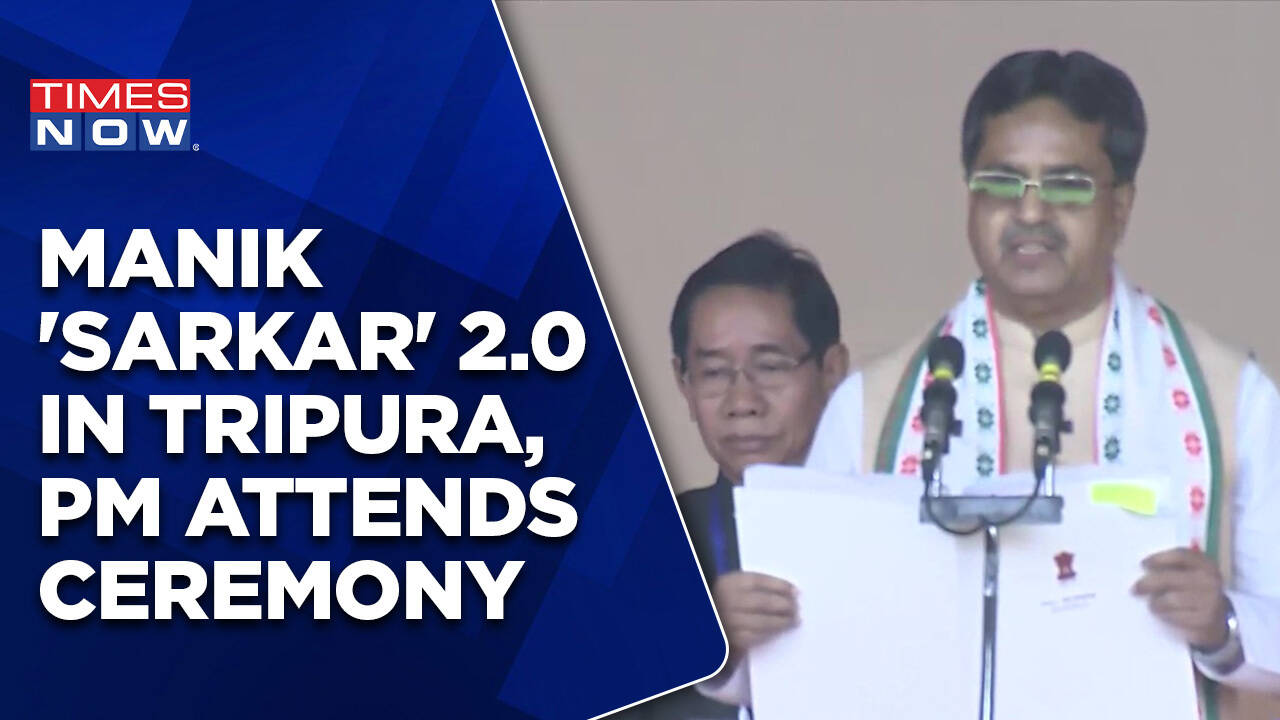 Manik 'Sarkar' 2.0 In Tripura | Lotus Blooms In Northeast | PM Modi Attends Manik Saha's Oath ...