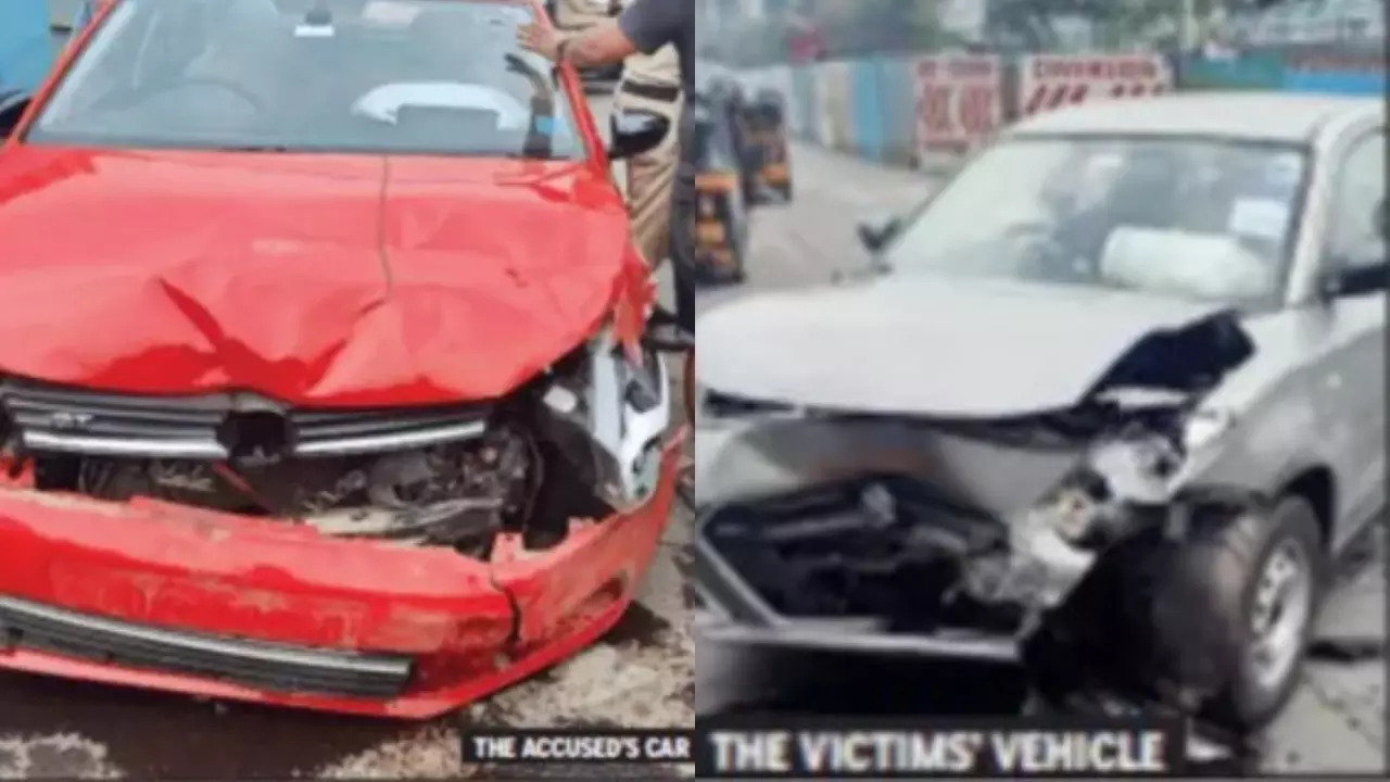 Mumbai road rage: Drunk driver crashes into car while speeding in wrong ...