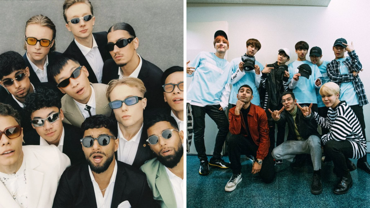 BTS' Boy in Luv choreography crew Quick Style arrive at Mumbai airport ...