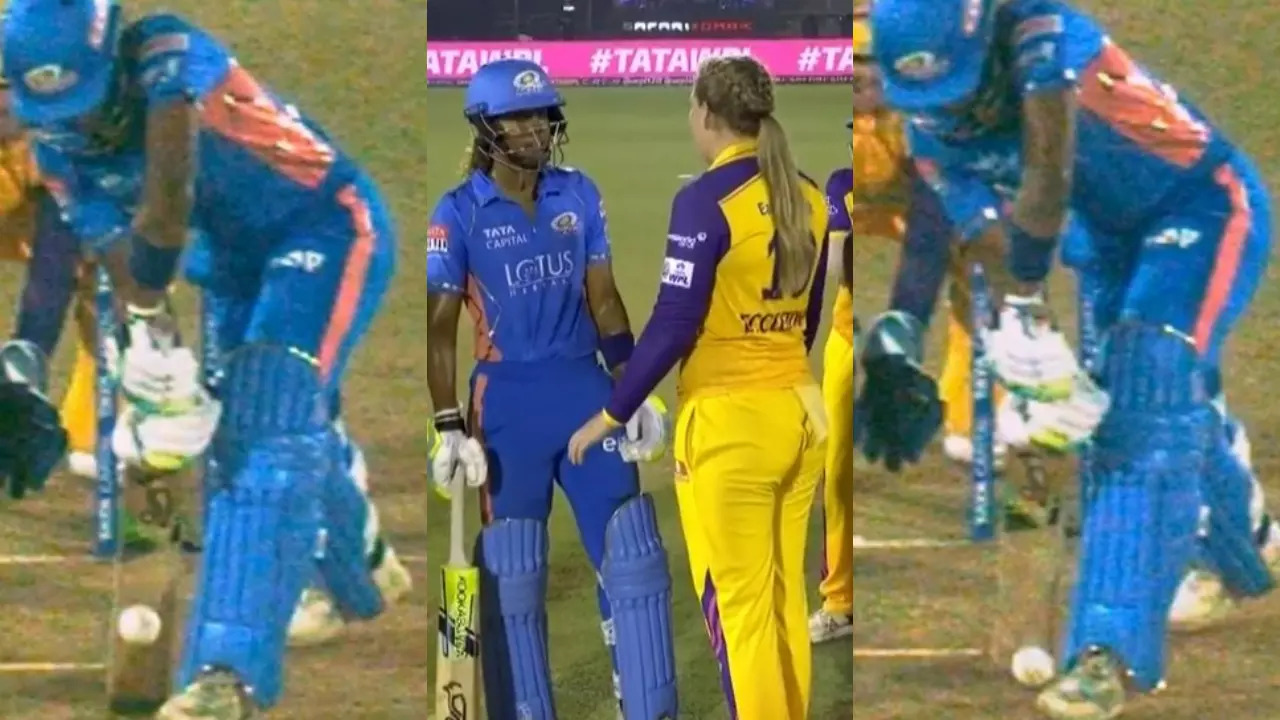 UPW vs MI: Major DRS fiasco in WPL 2023! Ball hits Hayley Matthews' bat, snico show pad first ...
