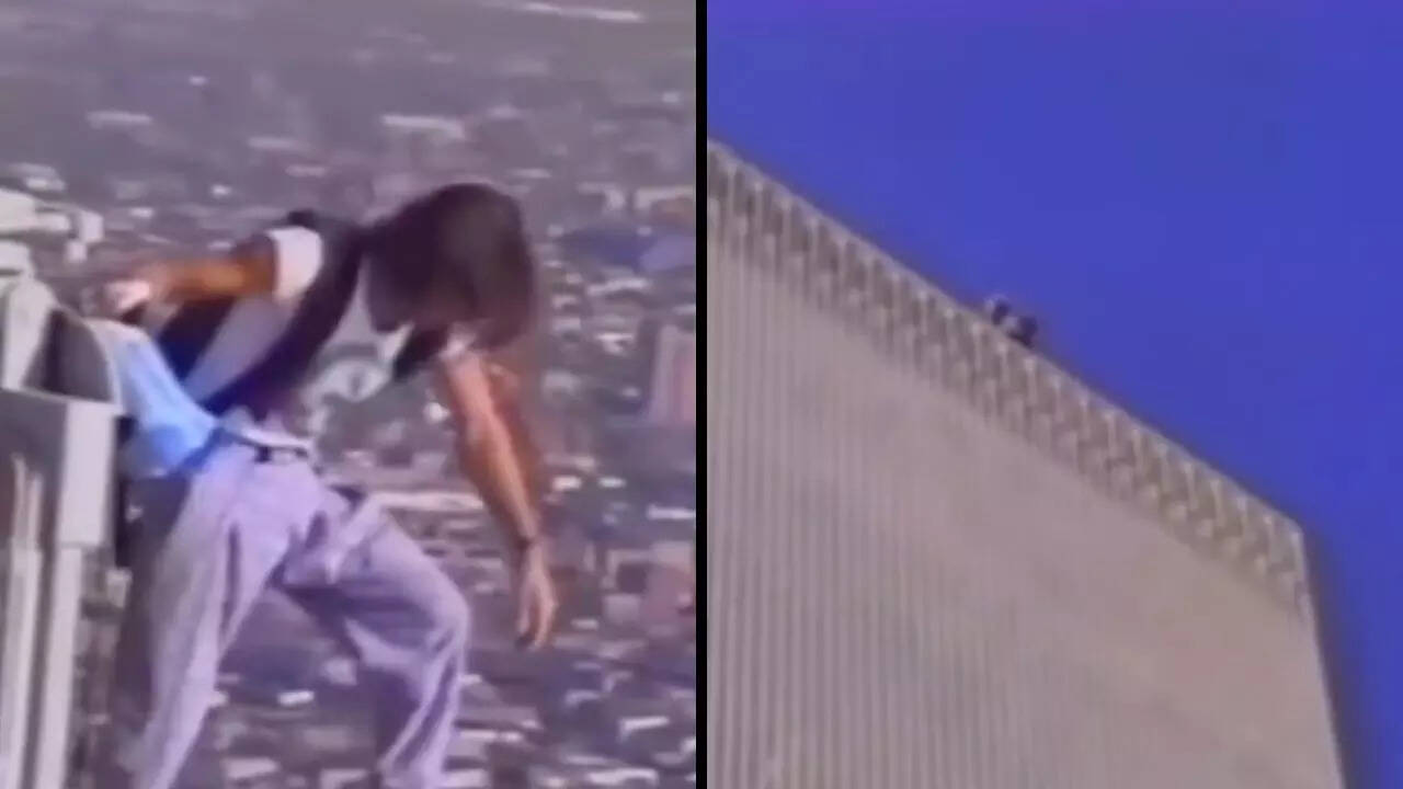 Video: A look back at John Vincent’s death-defying World Trade Center BASE jump | Viral Videos ...