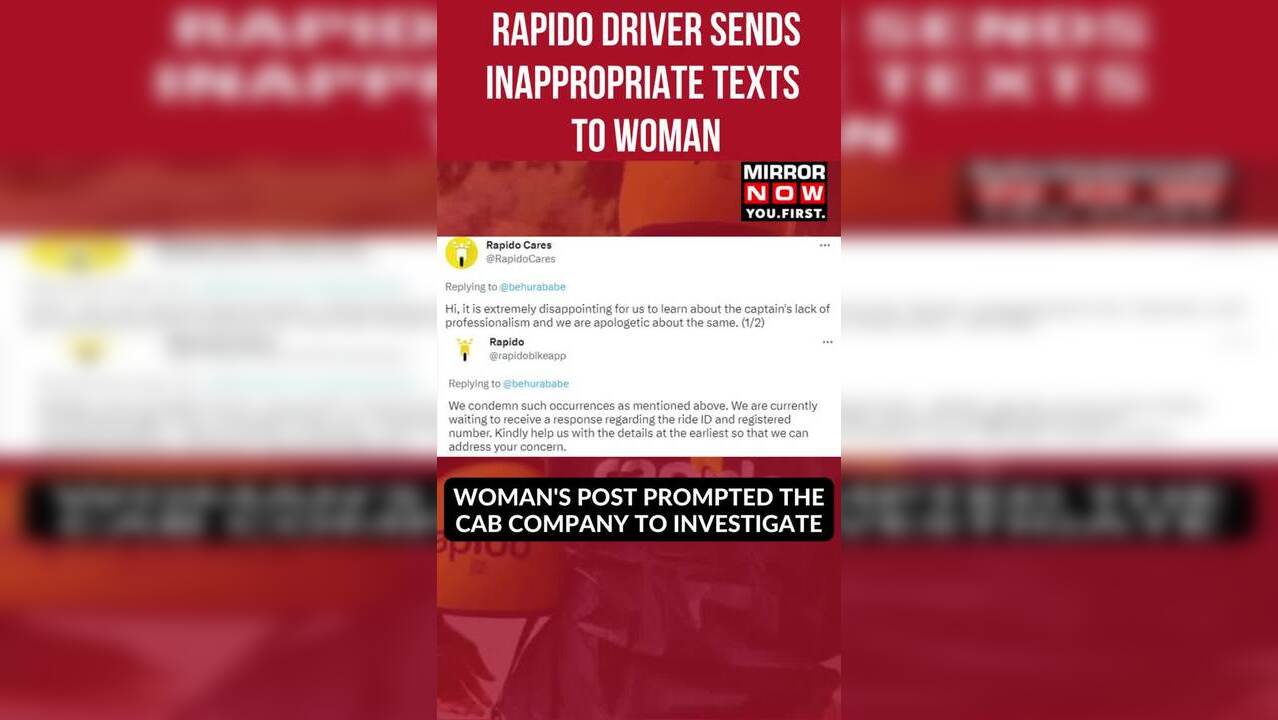Rapido Driver Sends Creepy Texts To Female Passenger, Post Goes Viral ...