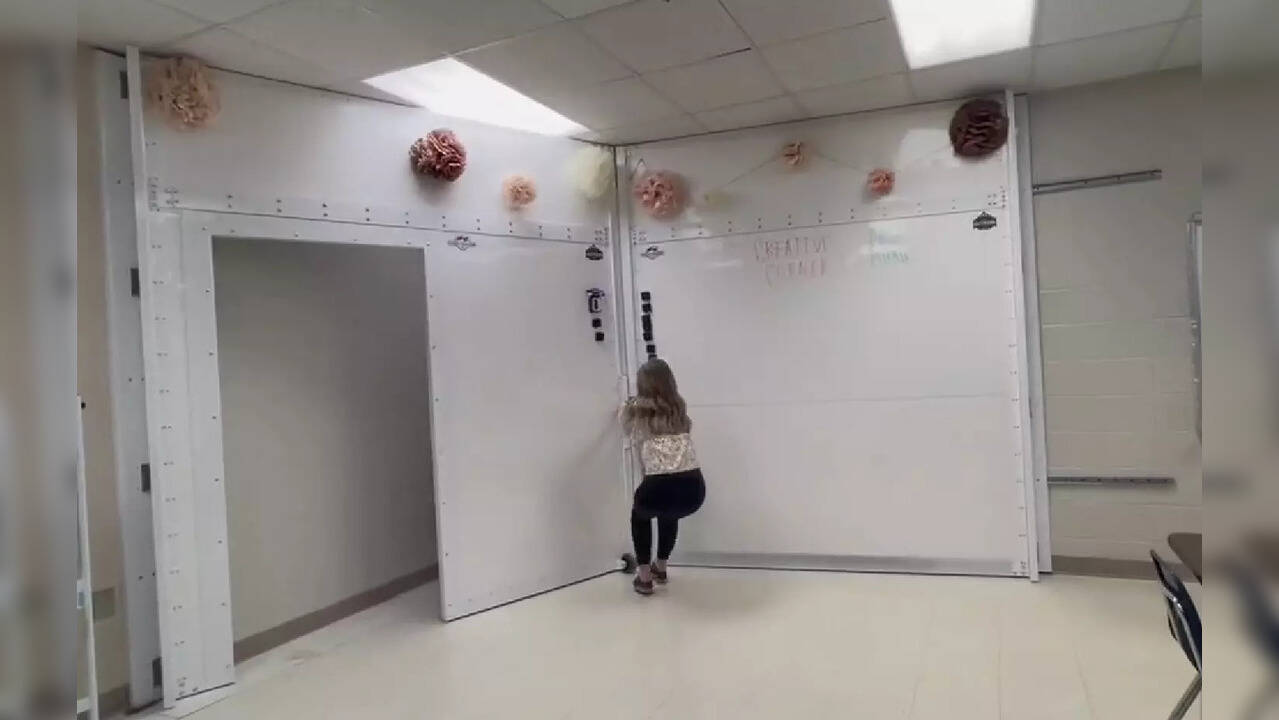 School deploys ‘bullet-proof’ safe room to protect students from ...
