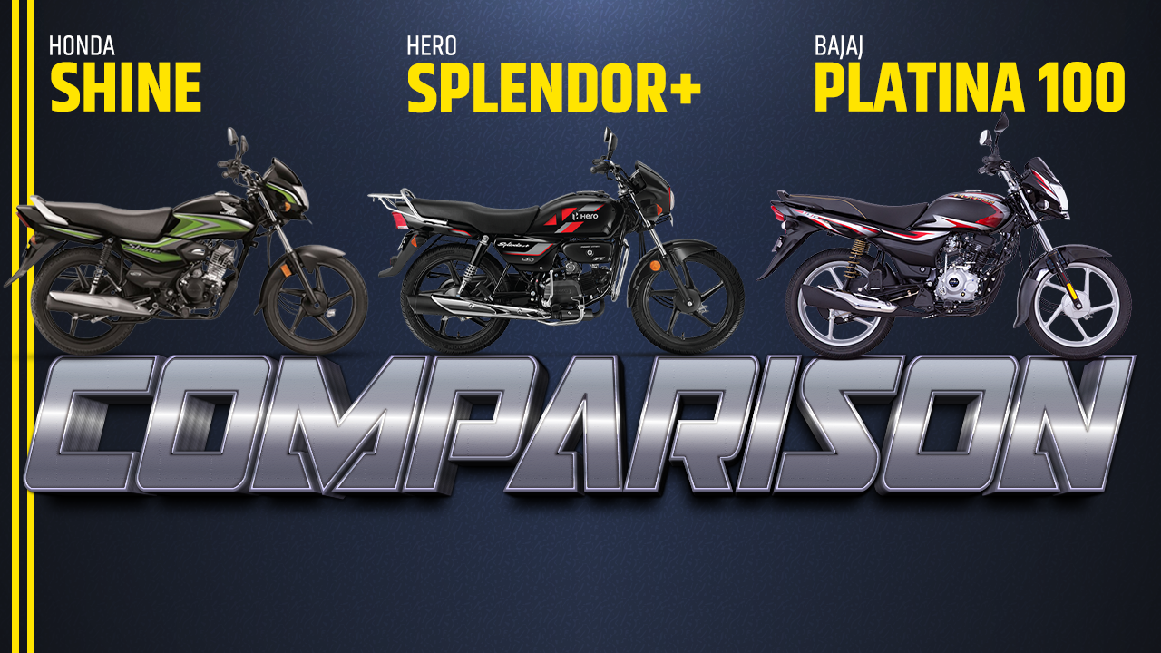 Honda Shine 100 vs Hero Splendor+ vs Bajaj Platina 100: Price, Variants ...