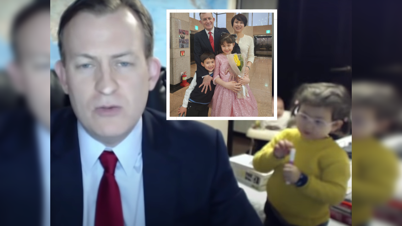 Famous 'BBC dad’ whose kids crashed his interview shares new family ...