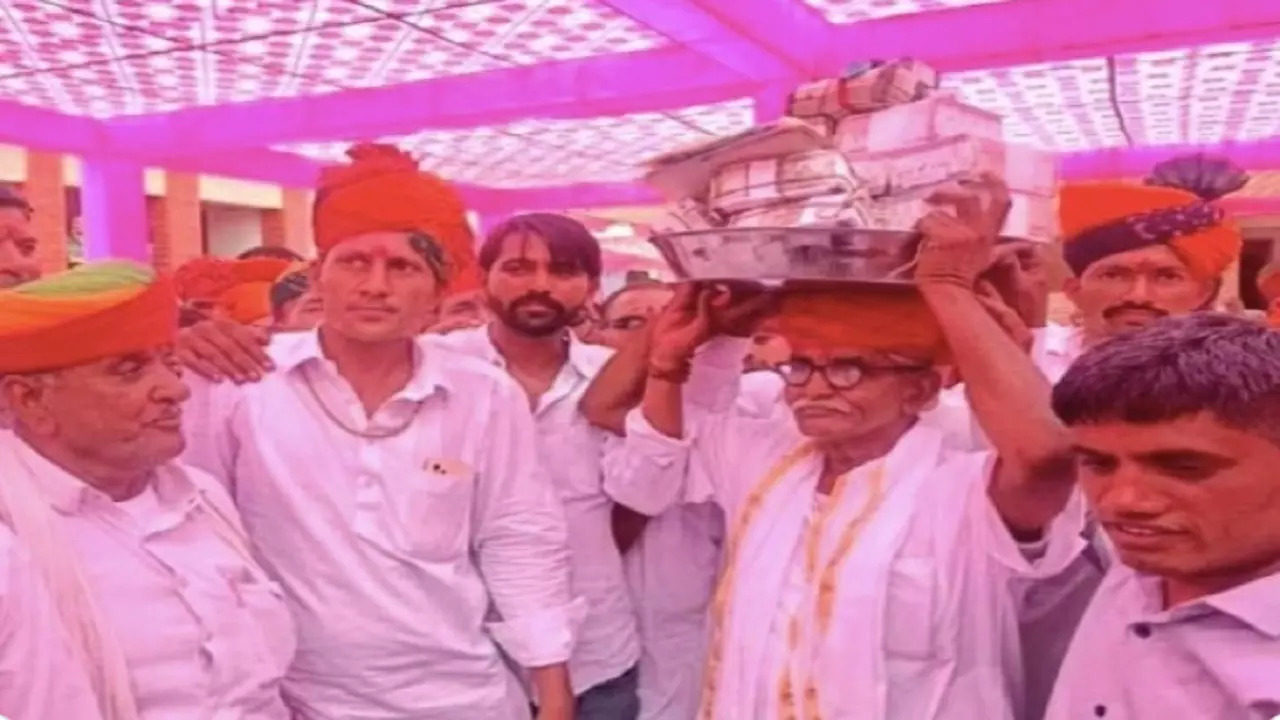 Video of Rajasthani Bride Receiving Gift Worth Over Rs 3 Crore During ...