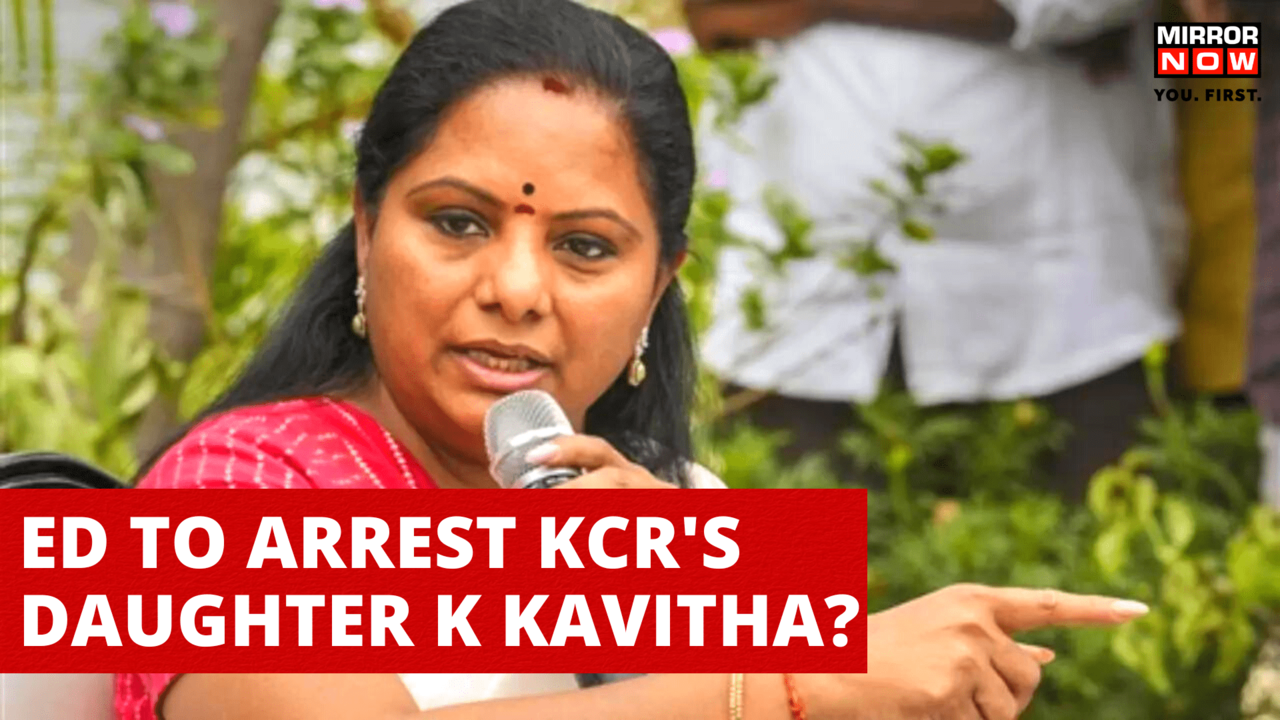 K Kavitha skips ED probe, Massive show strength for KCR's daughter | Times Now