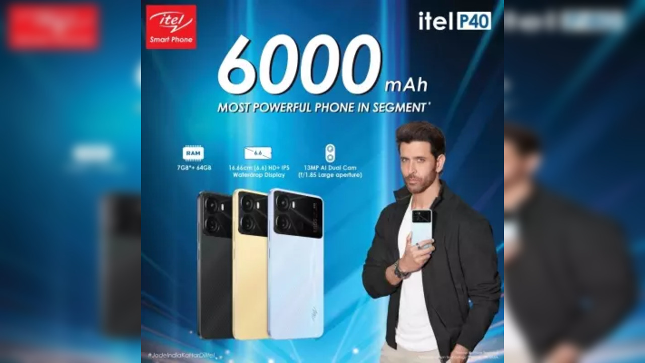 itel launches new smartphone 'P40' with 6000 mAh battery at Rs 7,699 ...