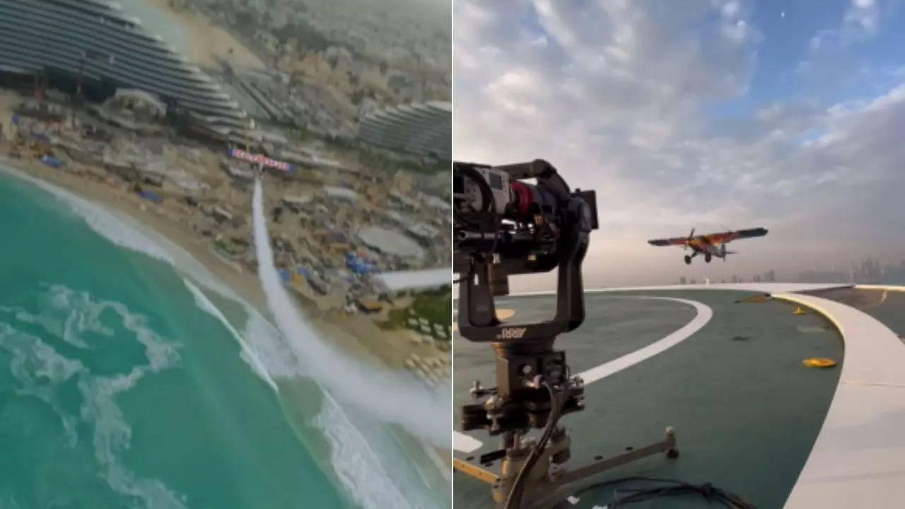 WATCH - Pilot lands plane on helipad on 56th floor of Dubai's Burj Al ...