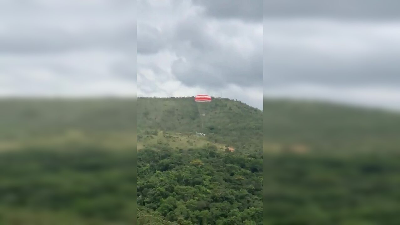Parachute saves plane after engine failure in Brazil, dramatic footage ...