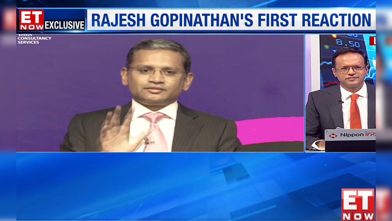How did N Chandra of Tata Group react to TCS CEO Rajesh Gopinathan's ...