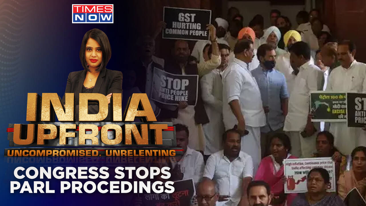 Cong Protest Stops Parliamentary Proceedings | Is Congress Destroying ...