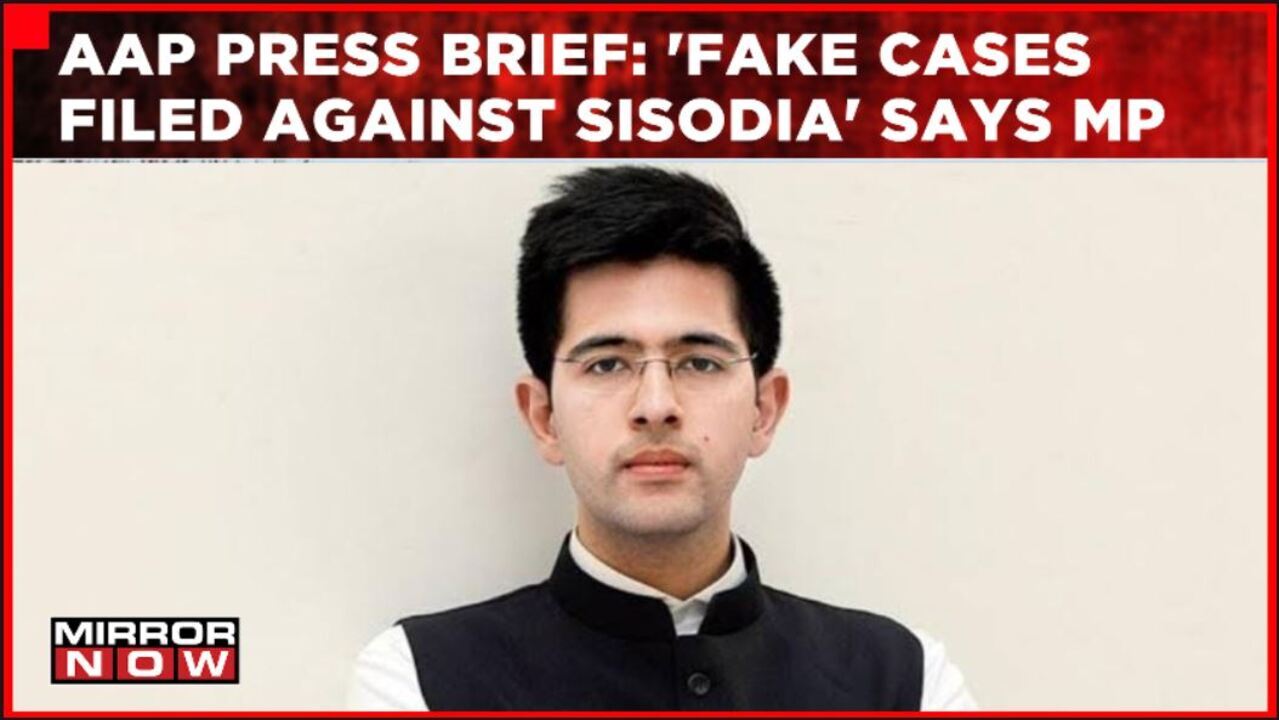 Aam Aadmi Party Press Brief: Raghav Chadha Slams BJP Says, 'Fake Cases ...