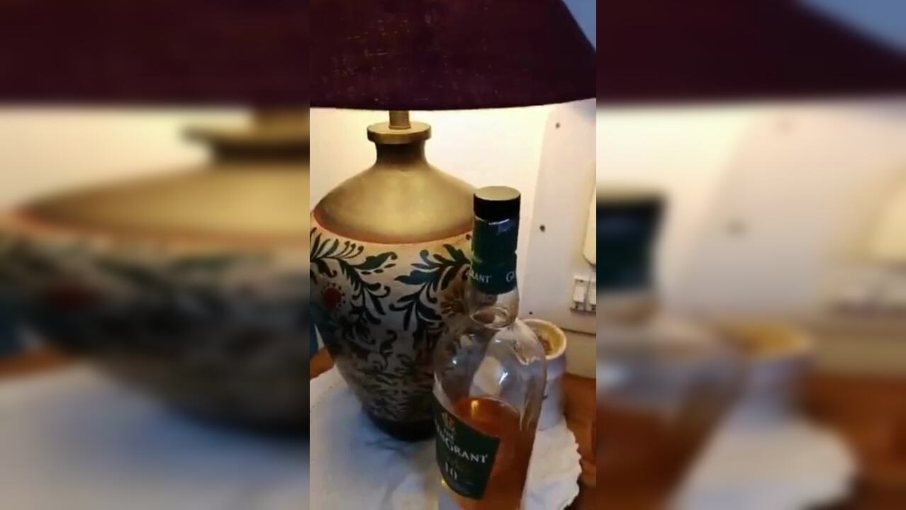 Earthquake video | Viral video: Alcohol bottle 'survives' earthquake ...
