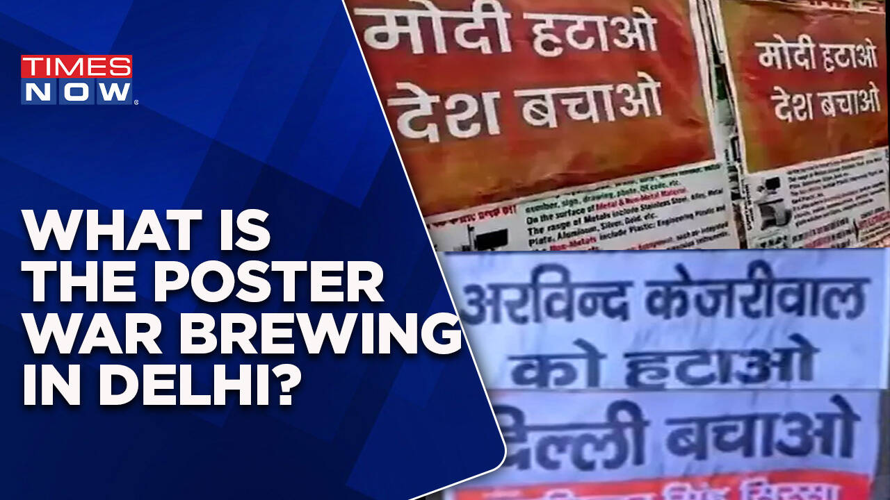 After Anti-Modi Posters; BJP's Manjinder Singh Sirsa Releases 'Kejriwal ...