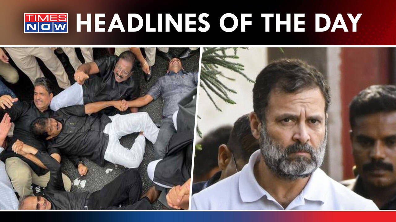 Rahul Gandhi Convicted In Defamation Case High Drama Outside Surat