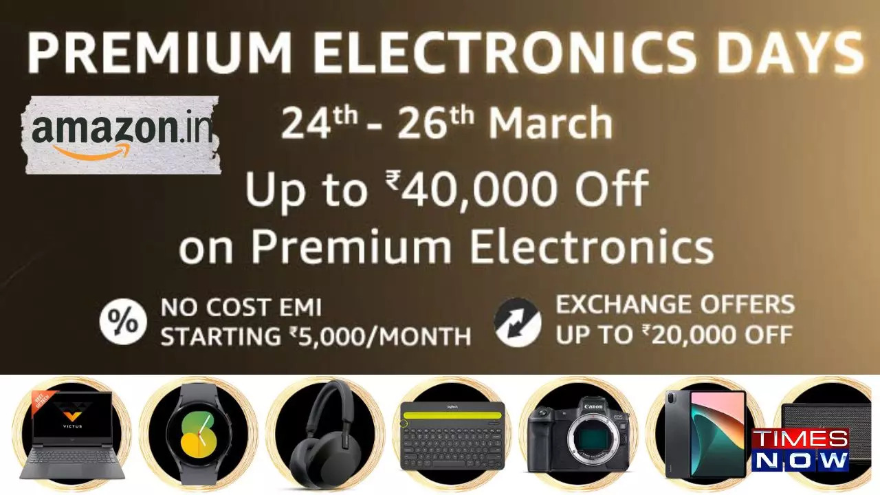 Amazon.in's 'Premium Electronics Days' Sale - Get Deals on Laptops ...