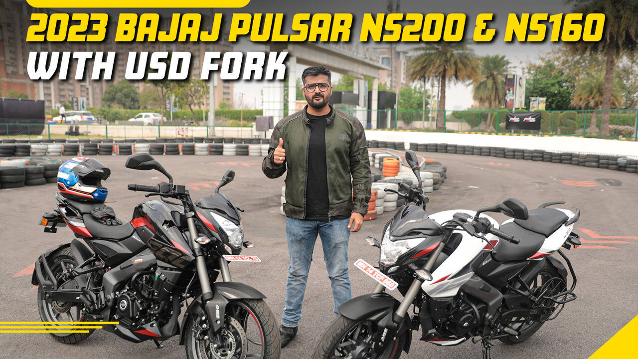 2023 Bajaj Pulsar NS200 & NS160 - First Ride Review in Hindi - Price ...