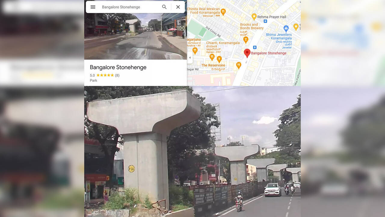 Bengaluru: Peak Bengaluru: Ejipura flyover marked as must visit 'monument' on Google Maps, post ...