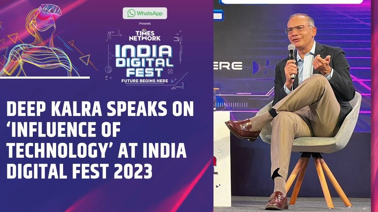 MakeMyTrip Chairman Deep Kalra Speaks On 'Influence Of Technology' At ...