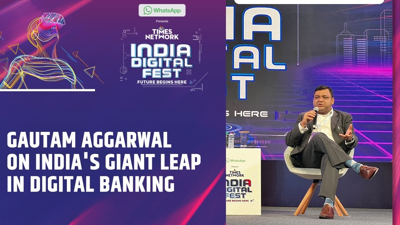 Gautam Aggarwal Of Mastercard On At India Digital Fest 2023India's Giant Leap in Digital Banking ...