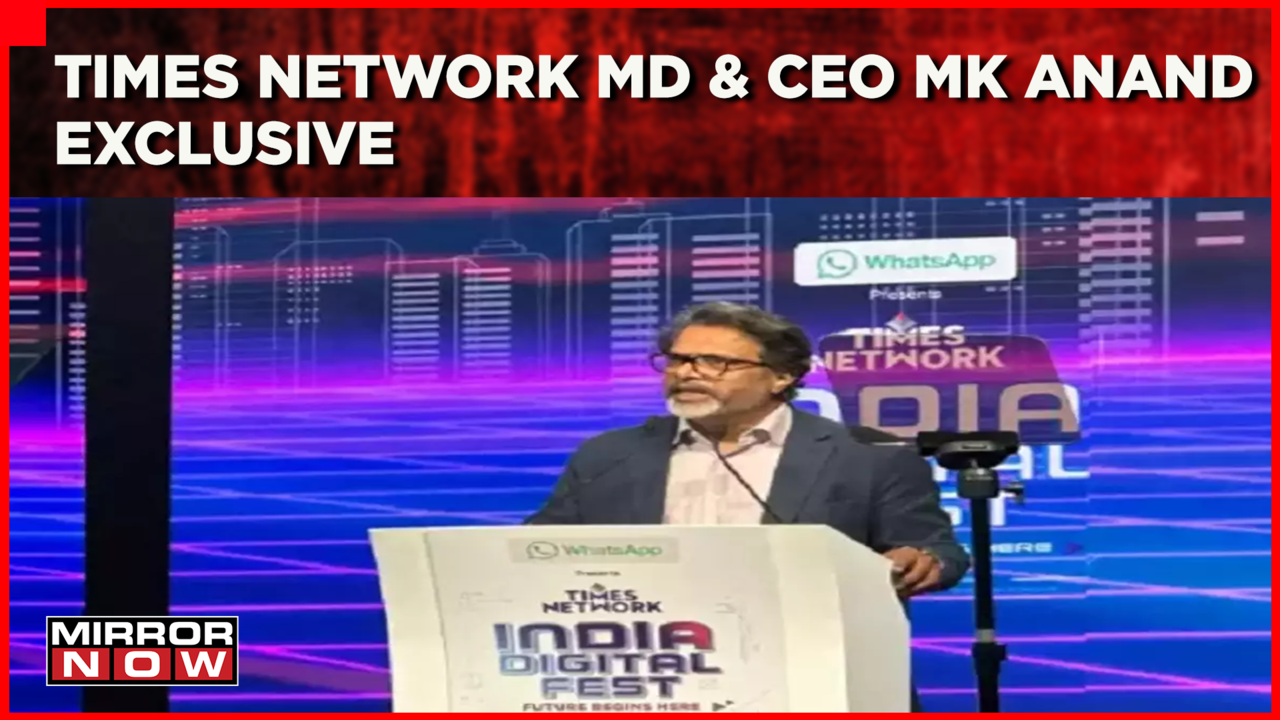 Times Network MD & CEO MK Anand Exclusive On Humanity Vs AI Technology ...