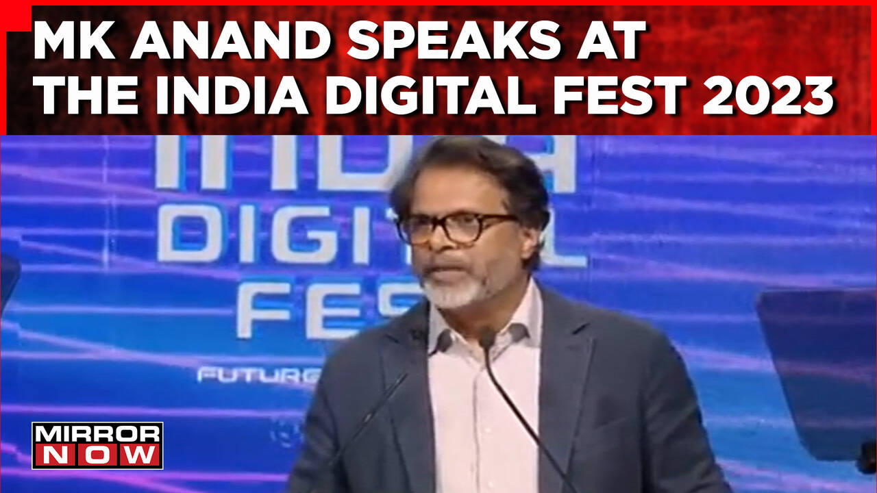 MK Anand, MD & CEO, Times Network's Inaugural Address At India Digital ...