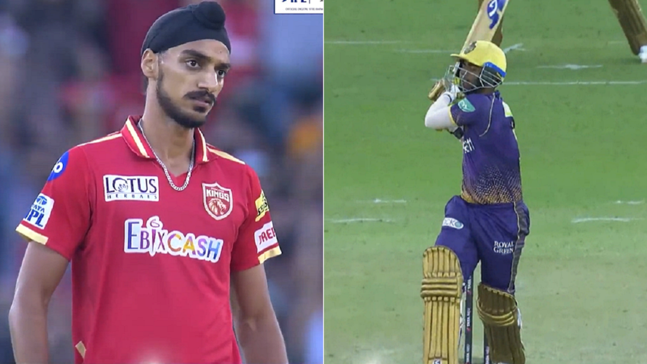 Arshdeep Singh Gives Death Stare To KKR Batter Anukul Roy After Dismissing Him During IPL 2023 ...