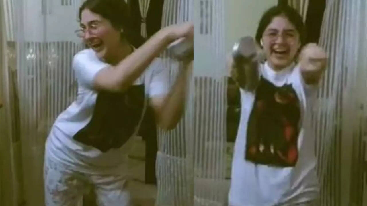 Dance Viral Video Girls Electrifying Dance To No Entry In Pyjamas Amuses Netizens Viral