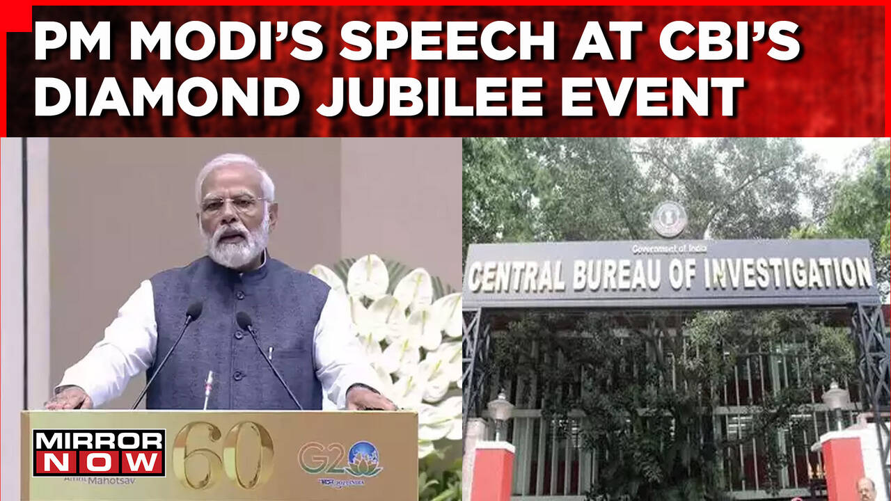 PM Narendra Modi's Speech At CBI's Diamond Jubilee Celebration | Know ...
