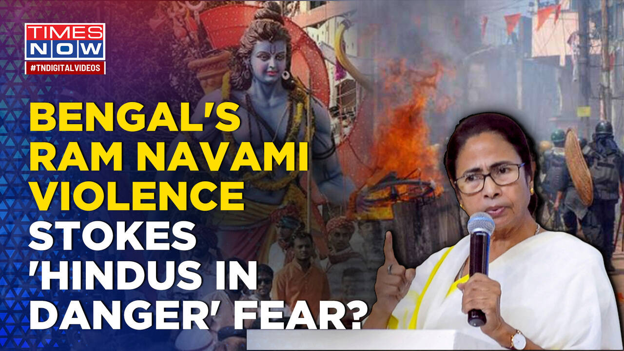On Cam: Arson, Stone Pelting, Violence During Ram Navami Burn Bengal, Hindu Festivals On Target ...