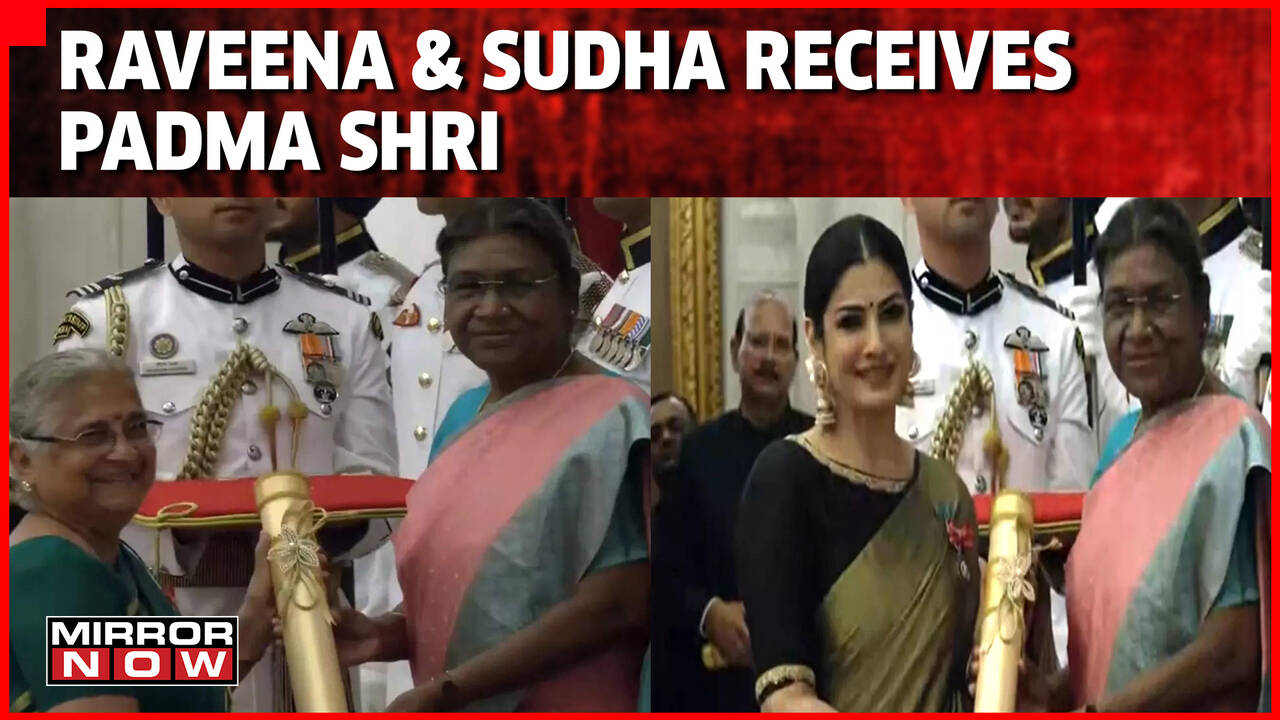 Mirror Now Speaks To Raveena Tandon & Sudha Murthy On Padma Shri Award ...