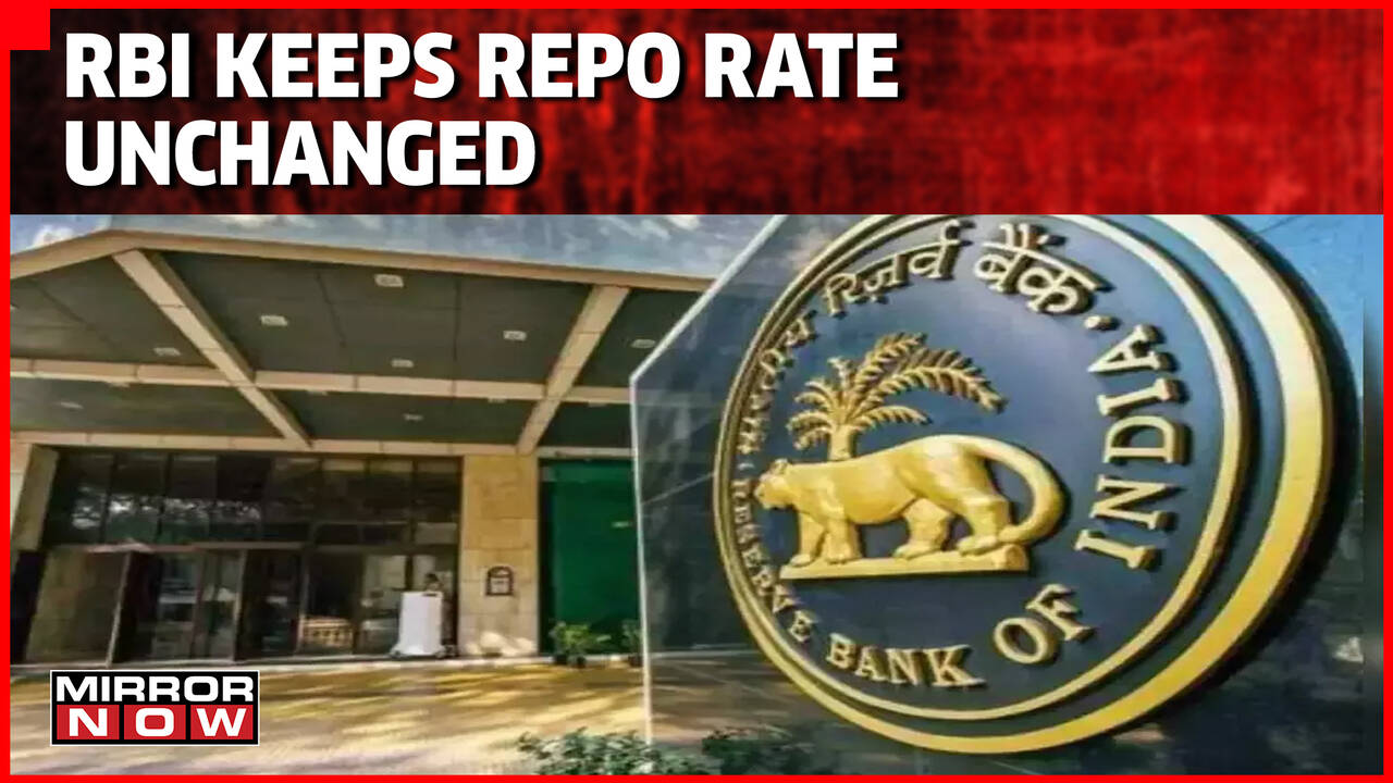 RBI Keeps Repo Rate Unchanged; RBI Briefs Media Over GDP Growth And ...