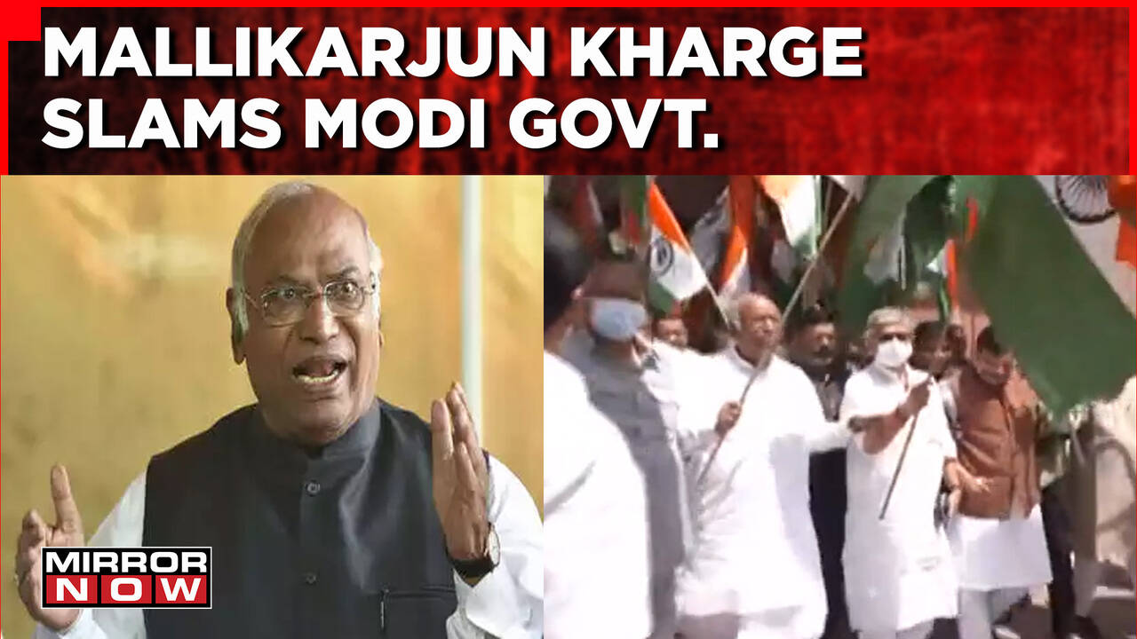 'Modi Govt. Says A Lot About Democracy But Does Not Follow It' | Congress' Mallikarjun Kharge ...