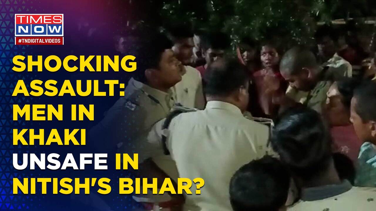 Men In Khaki Not Safe Under CM Nitish As Angry Mob Thrashes Cops, Video ...