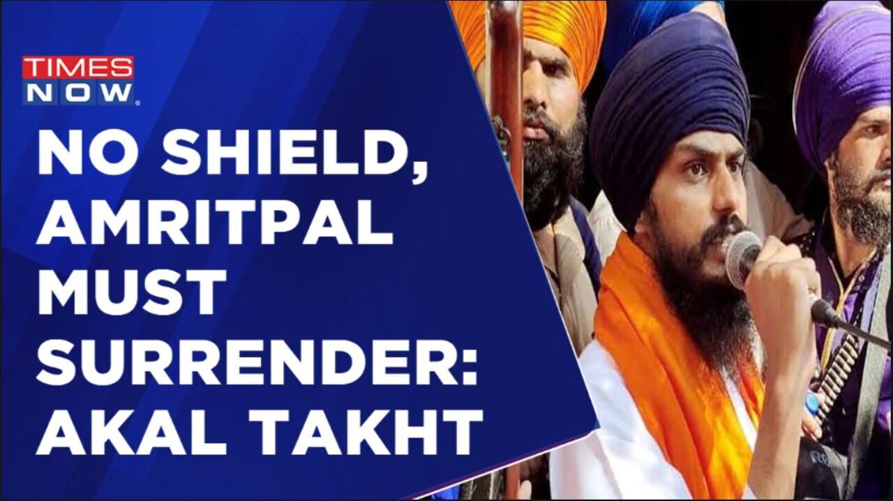 'Must Surrender': Message To Amrit Pal | No Shield From Akal Takht For ...
