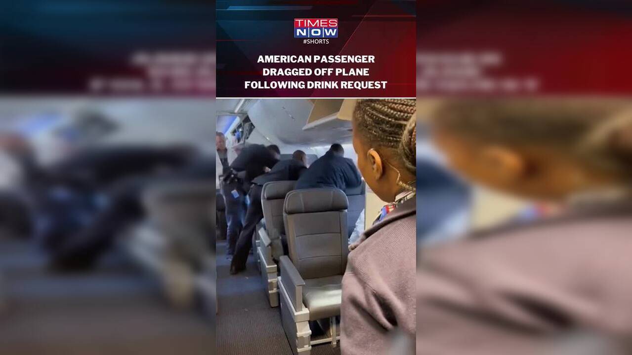 American First Class Passenger Dragged Off Plane Following Drink Request