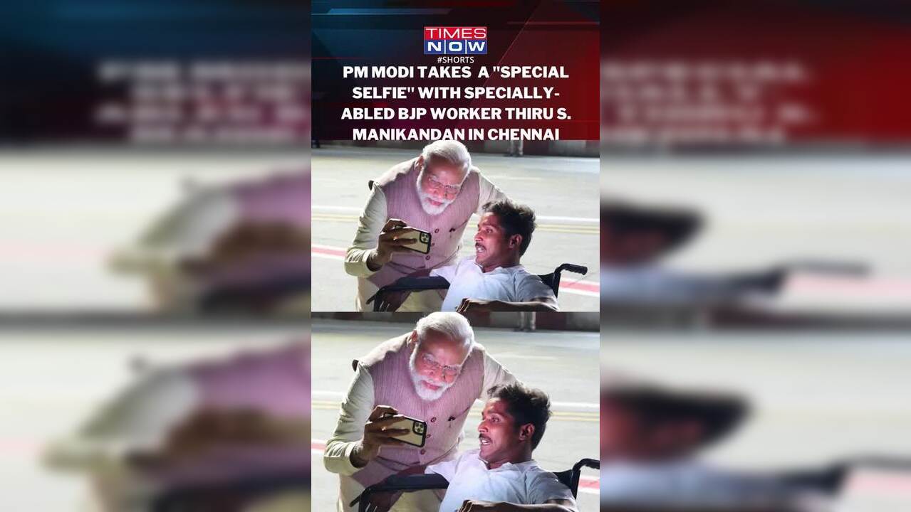 PM Narendra Modi Takes 'Special Selfie' With Man After He Inaugurated ...