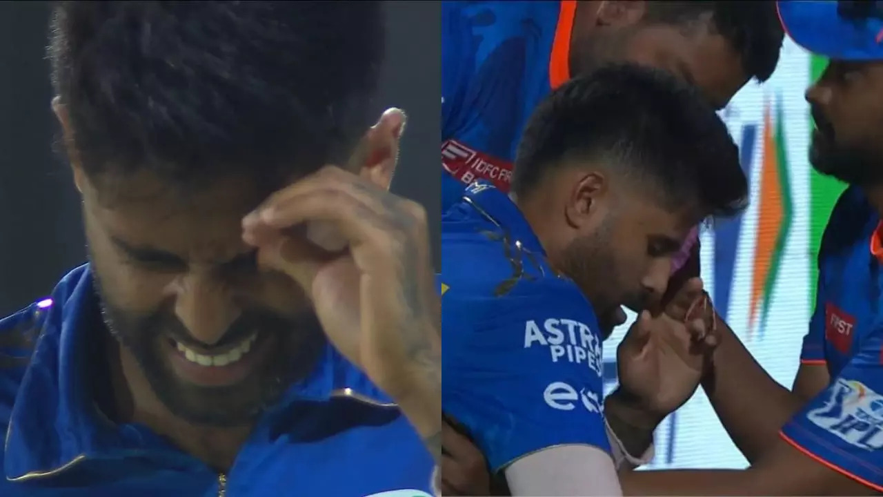IPL 2023, DC vs MI - Suryakumar Yadav Suffers Freak Eye Injury While Attempting Axar Patel's ...