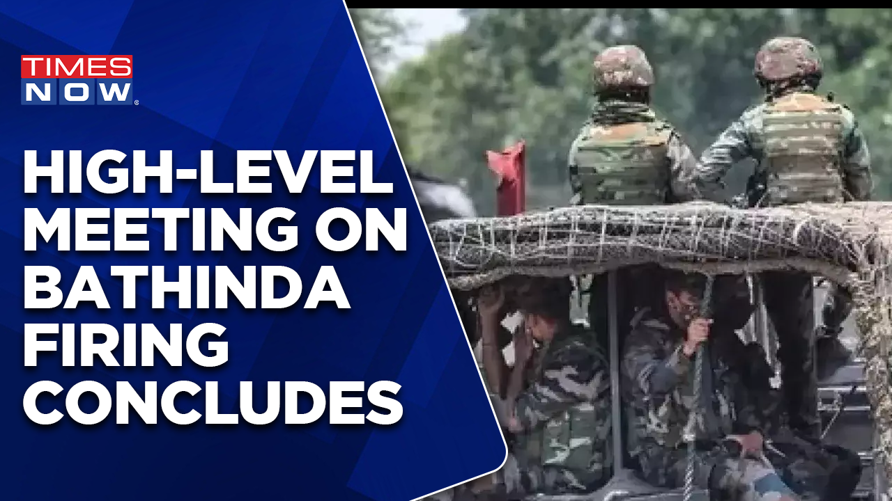 Bathinda Firing Incident | High-Level Meeting Between Rajnath Singh ...