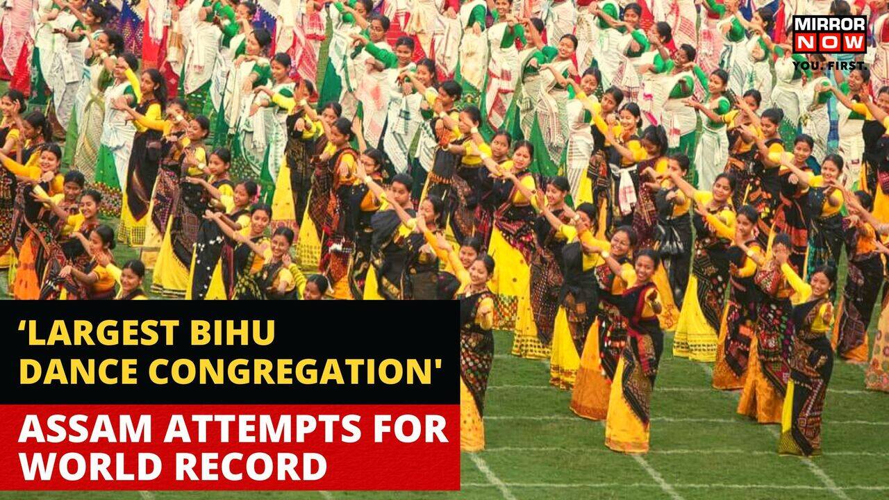Assam Bihu Dancers, drummers eyes for Guinness World Record Entry ...