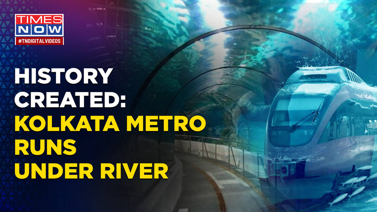 India Creates History: Kolkata Metro Runs Under Water, Trial Run Below ...