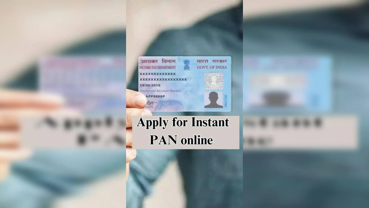 e-PAN: Apply for Instant PAN online through these easy steps