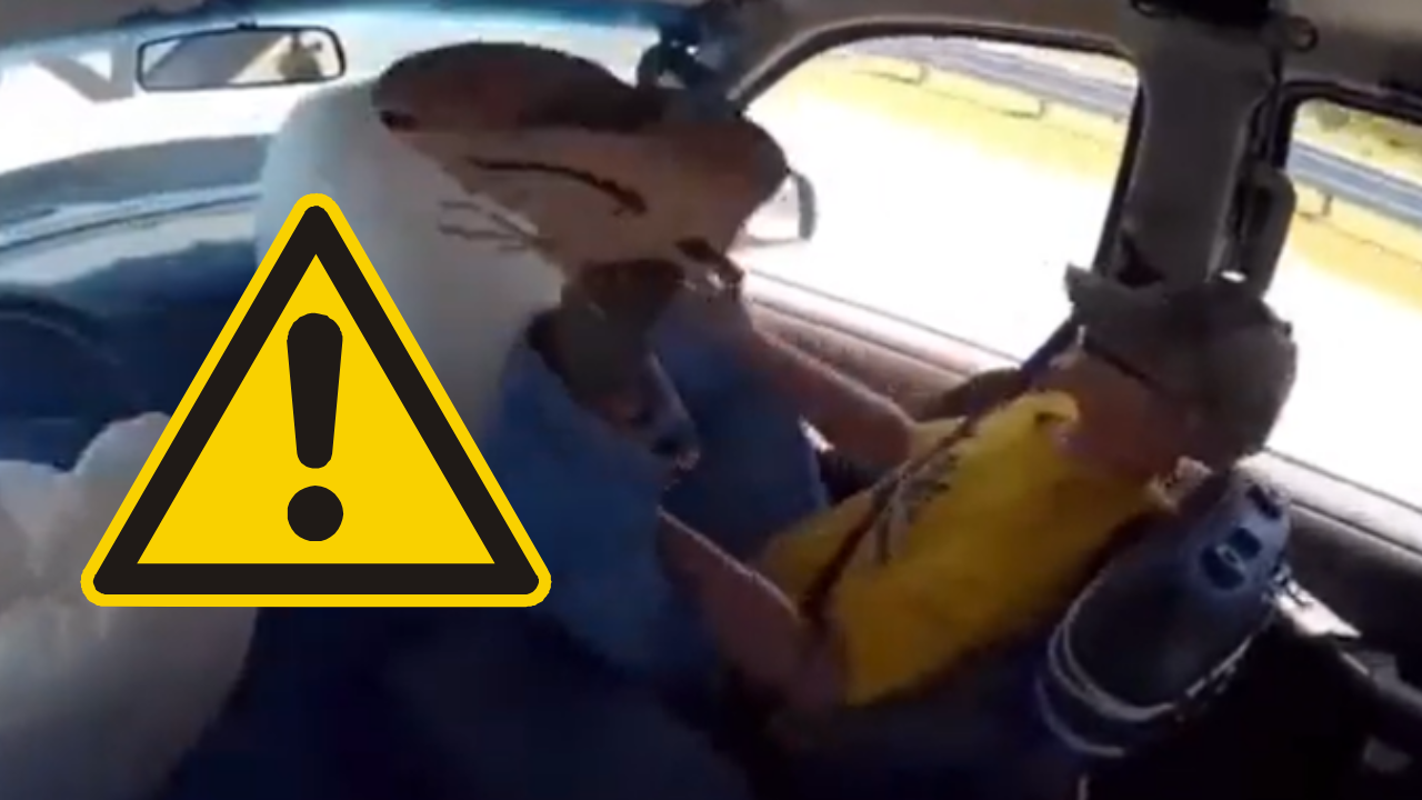 Viral Video Reveals What Happens When You Sit Inside a Car With Foot on ...