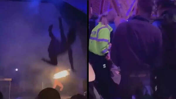 Coachella Dancer Crashes To Stage After 20-Feet Fall During Live ...